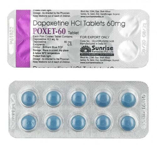 Prejac 60 mg (POXET) - Účinný lék na předčasnou ejakulaci